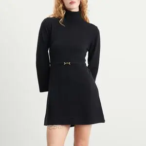 Rixo Aly Wool Mini Dress