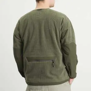 MANASTASH Grid Fleece Crew Sweat