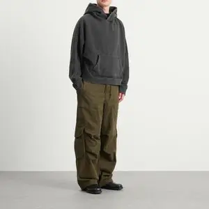 ENTIRE STUDIOS Heavy Organic Cotton Jersey Hoodie - Washedblack
