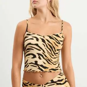 SKIMS Sleep Cami Sleep Set - Tiger Print
