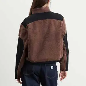 SKIMS Teddy Sherpa Zip-up Jacket - Umber