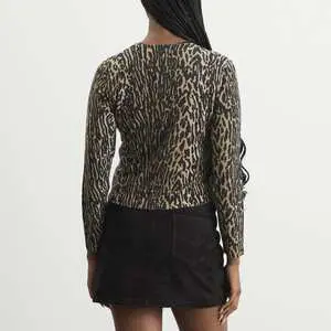 Rixo Peony Leopard Jumper