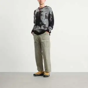 MANASTASH Blurry Jacquard Cardigan - Black