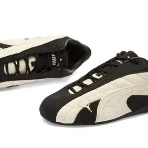 PUMA Speedcat Plus Quilted Sneaker - Black/frosted Ivory