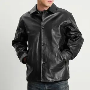 NEIGHBORHOOD Leather Car Coat