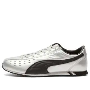 Puma Silver Tone Sneakers For Women