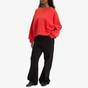 ENTIRE STUDIOS Box Crewneck Sweater - Cherry