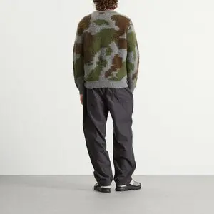 Gramicci Mohair Camouflage Print Sweater