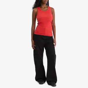 ENTIRE STUDIOS Rib Tank Top - Cherry