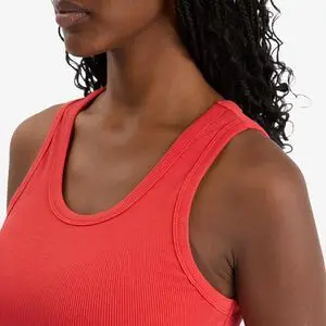 ENTIRE STUDIOS Rib Tank Top - Cherry