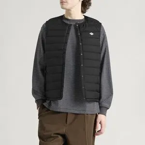 DANTON Inner Down Crewneck Vest - Black
