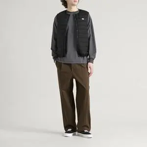 DANTON Inner Down Crewneck Vest - Black