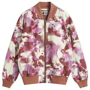 A BATHING APE Map Camo Bomber Jacket