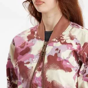 A BATHING APE Map Camo Bomber Jacket