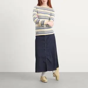 BEAMS Embroidered Long Sleeve T-shirt
