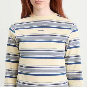 BEAMS Embroidered Long Sleeve T-shirt