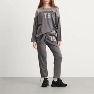BEAMS Logo Football Long Sleeve T-shirt