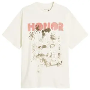 HONOR THE GIFT Block Party T-shirt - Bone