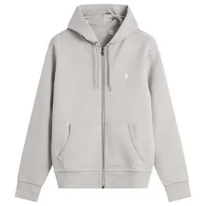 Polo Ralph Lauren Double Knit Tech Zip Hoodie - Soft Grey