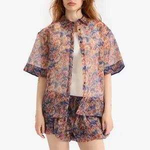 Sir The Label Fiore Floral Print Shirt