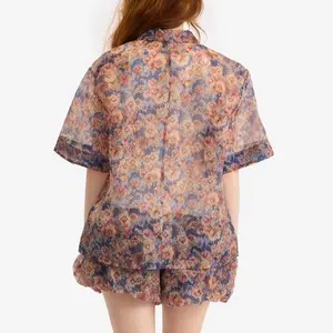 Sir The Label Fiore Floral Print Shirt