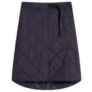 Gramicci Quilted Thermal Midi Skirt - Navy
