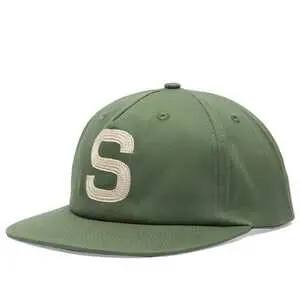 HOUSE OF SUNNY Chain Stitch Emblem Cap - Emerald Green