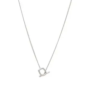 Tom Wood Frame 20.5" Pendant Necklace - Silver