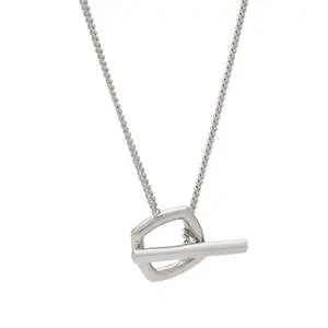 Tom Wood Frame 20.5" Pendant Necklace - Silver