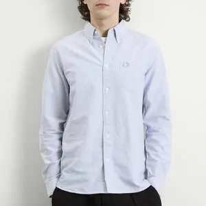 Fred Perry Oxford Stripe Shirt - Blue/white