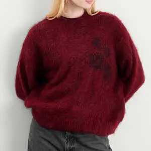 Isabel Marant Étoile Mirella Fluffy Logo Knit
