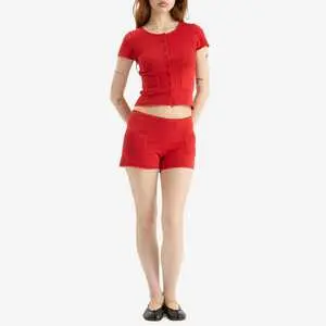 PEACHY DEN Marie Knit Shorts