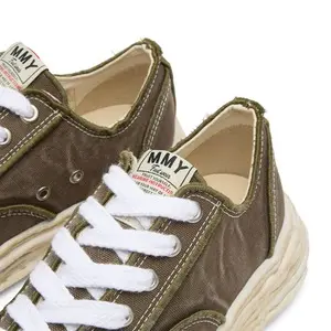 Mihara Yasuhiro Peterson 23 Embroidery Vintage Low Sneakers - Khaki