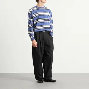 N!CE Border Stripe Long Sleeve T-shirt