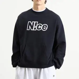 N!CE Embroidered Logo Sweatshirt