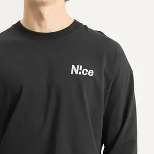 N!CE Logo Long Sleeve T-shirt