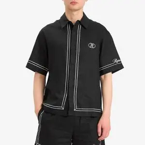 REPRESENT Border Vacation Shirt - Jet Black
