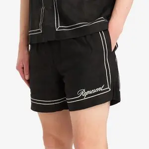 REPRESENT Border Vacation Short - Jet Black