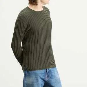 Acne Studios Kartic Cotton Core Ribbed Jumper - Vintage Green