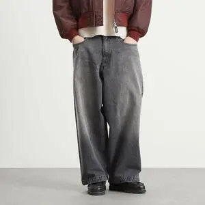 BEAMS Balloon Wide Denim Jeans