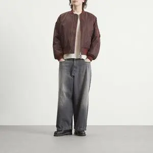 BEAMS Balloon Wide Denim Jeans