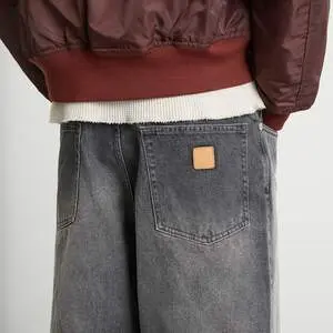 BEAMS Balloon Wide Denim Jeans