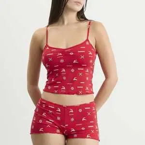 SKIMS Sleep Cami Set In Bambi Print
