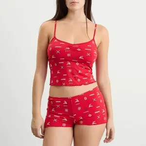 SKIMS Sleep Cami Set In Bambi Print