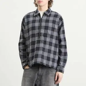 BEAMS Half Zip Pullover Shirt