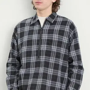 BEAMS Half Zip Pullover Shirt