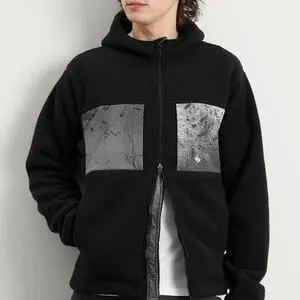 REPRESENT 247 247 Borg Fleece Jacket - Black