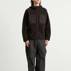 REPRESENT 247 247 Borg Fleece Jacket - Chocolate Torte