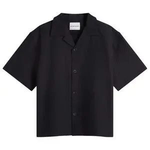 Men's Black Seersucker Shirts