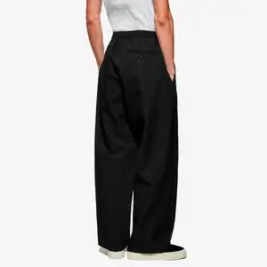 MKI MIYUKI ZOKU Seersucker Wide Leg Trousers - Black